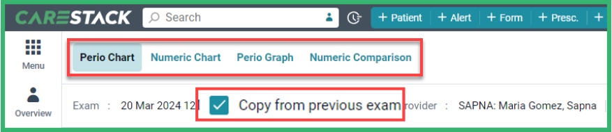 An Overview of the Perio Chart – CareStack: User Resource Center