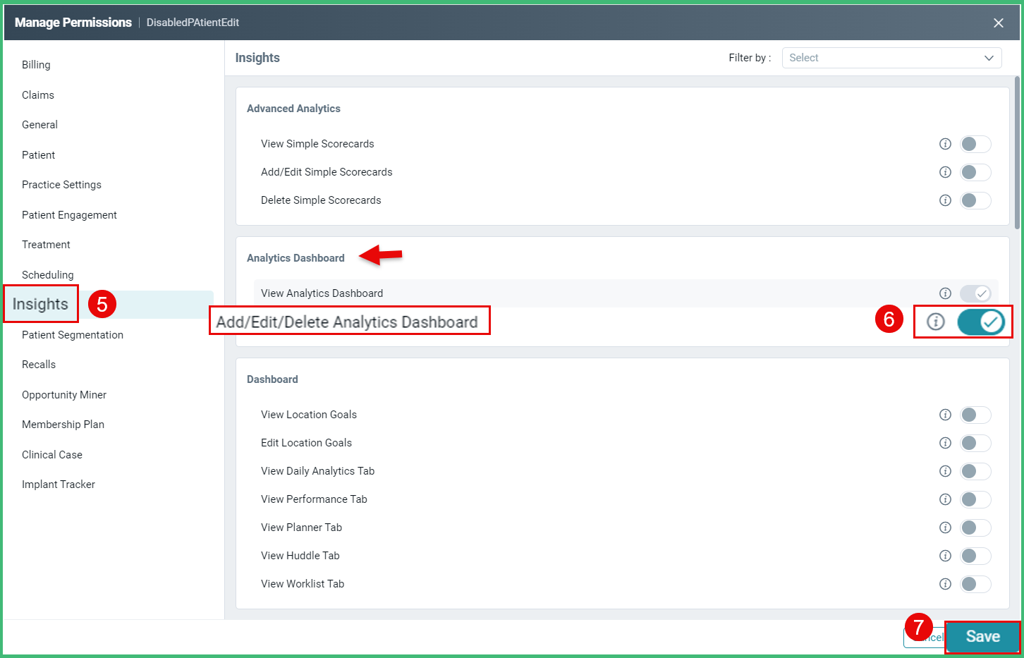 Create and Configure the Analytics Dashboard – CareStack: User Resource Center