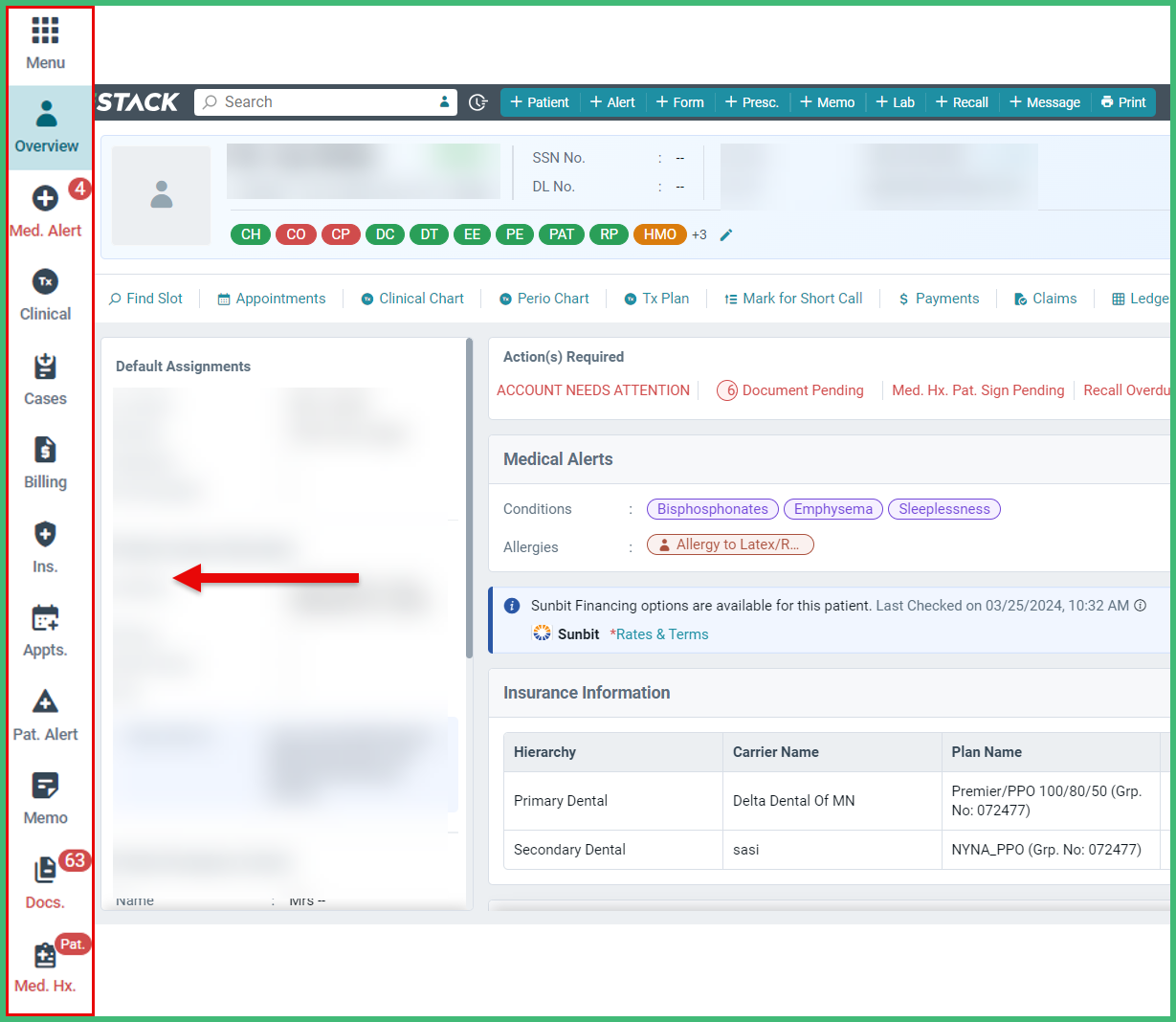 All About Patient Overview – CareStack: User Resource Center