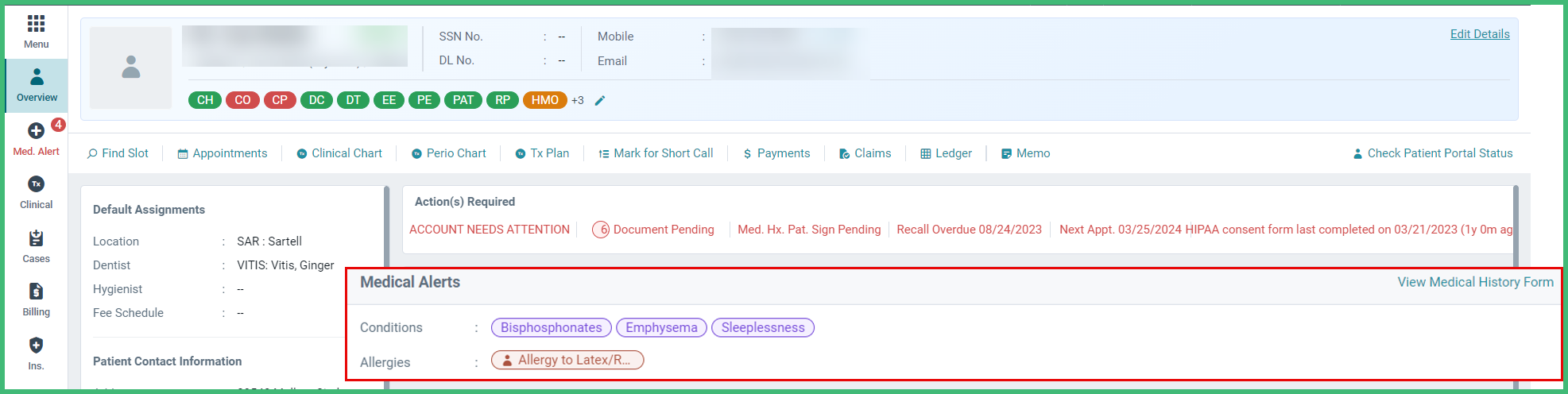All About Patient Overview – CareStack: User Resource Center