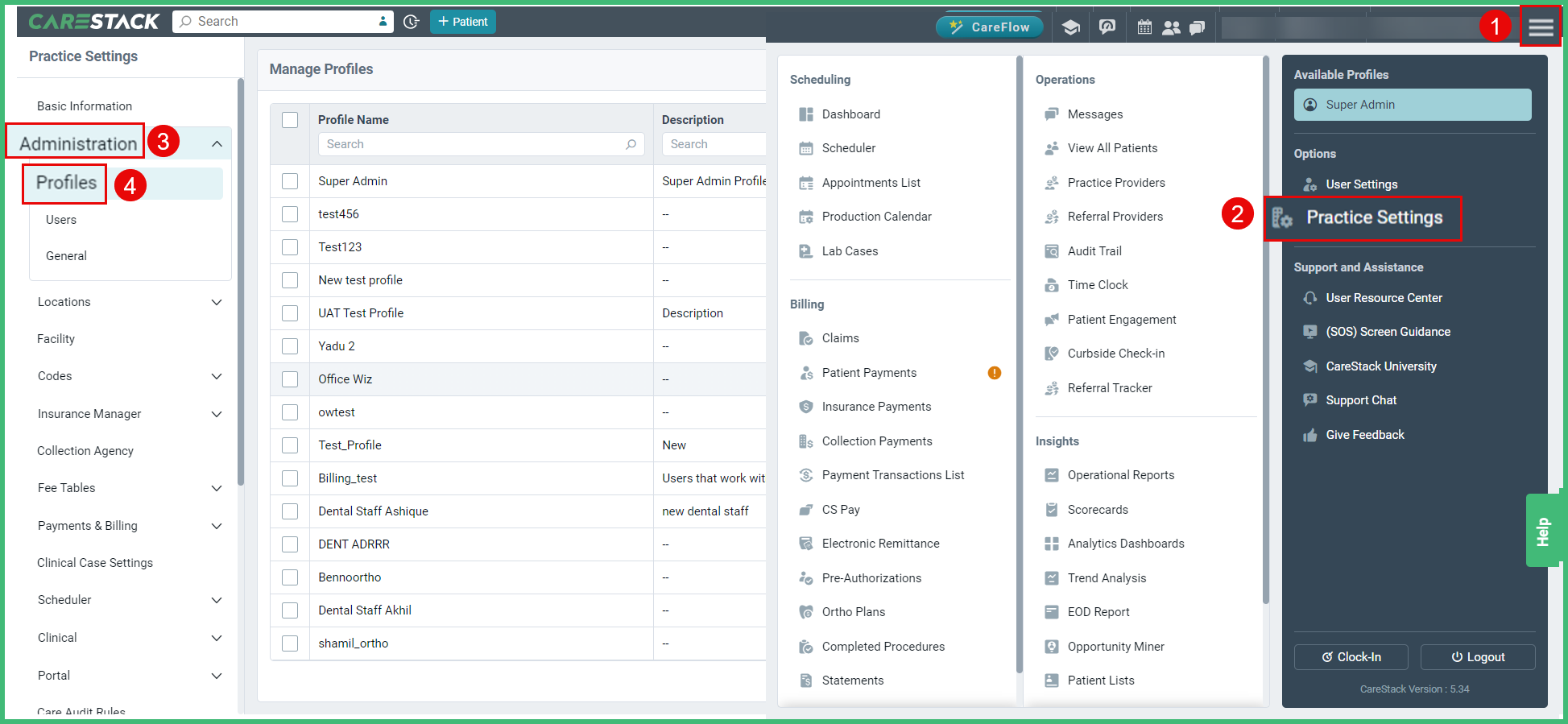 Scheduled vs Actual Production Report – CareStack: User Resource Center