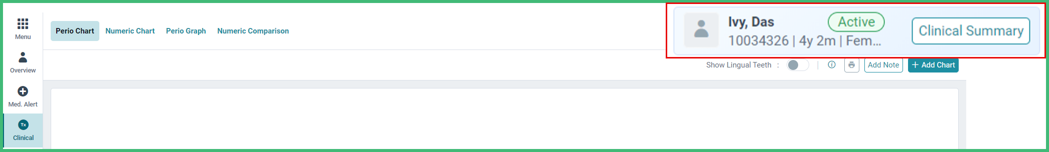 All About Patient Top Card – CareStack: User Resource Center