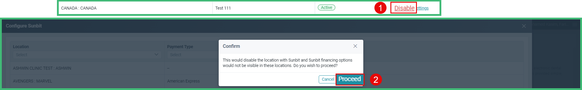 Configure NEA FastAttach and Sunbit on Practice Settings – CareStack: User Resource Center