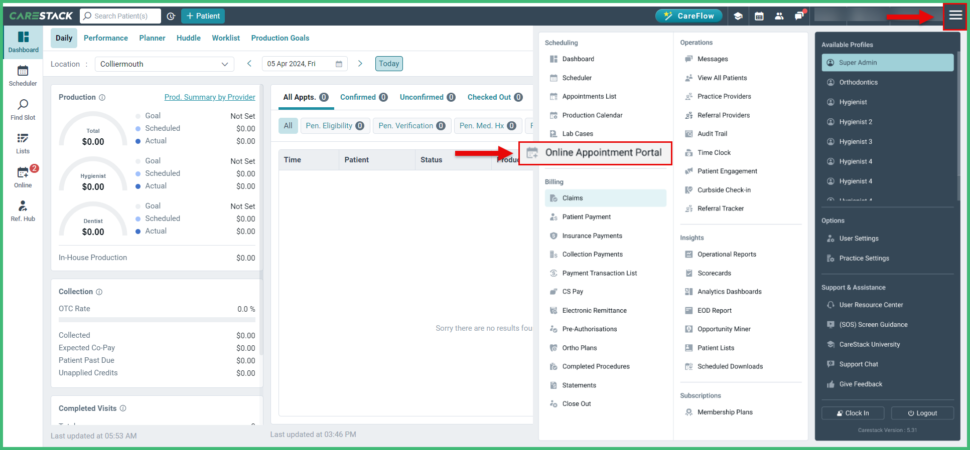 Embed or Share Your Online Appointment Portal – CareStack: User ...