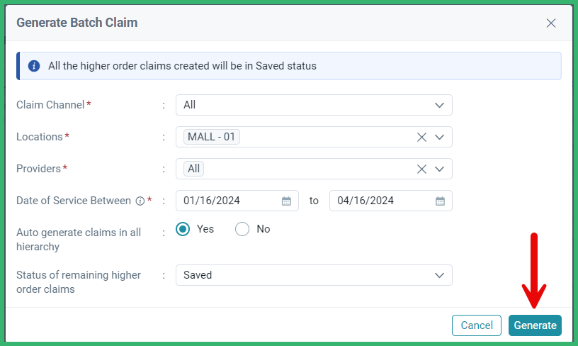 View or Generate Batch Claims – CareStack: User Resource Center