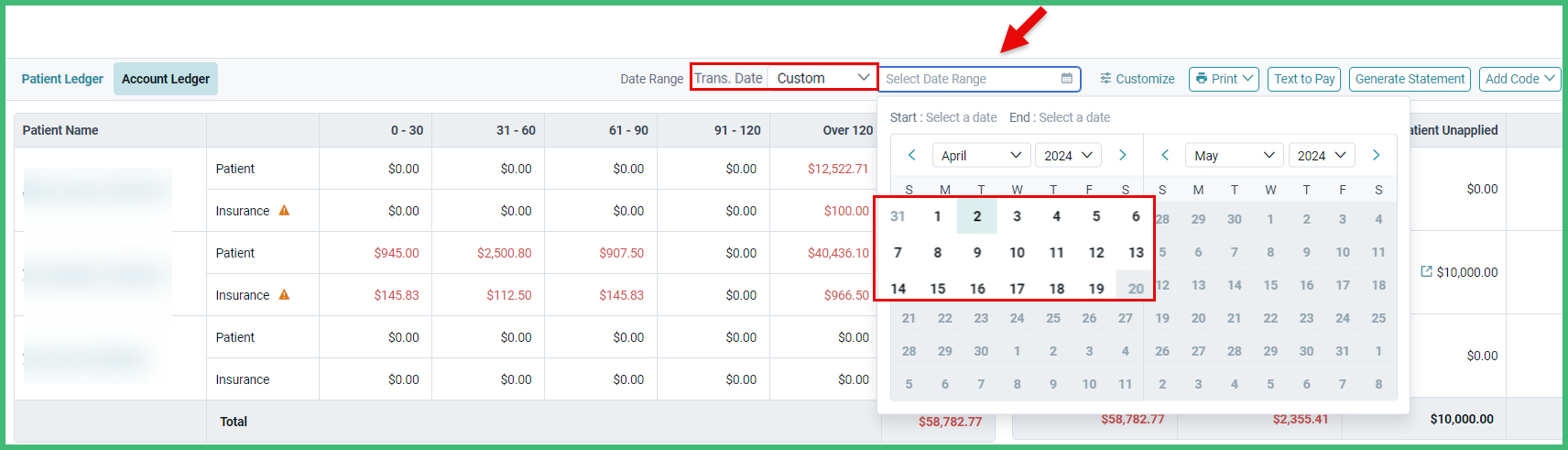 All About the Ledger's Customizable Features – CareStack: User Resource ...