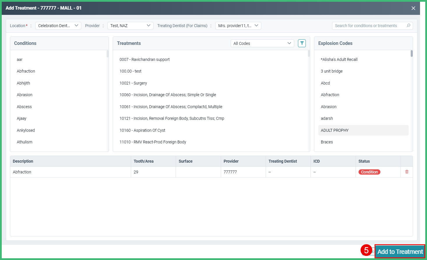 Create a Treatment Plan & Add Treatments – CareStack: User Resource Center