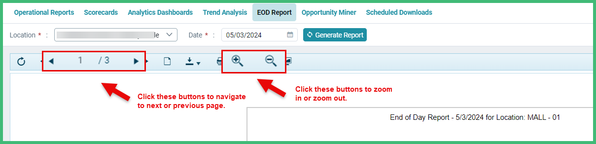 Generate End of Day (EOD) Report – CareStack: User Resource Center