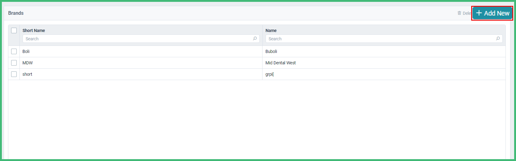 Configure Brands for Locations – CareStack: User Resource Center