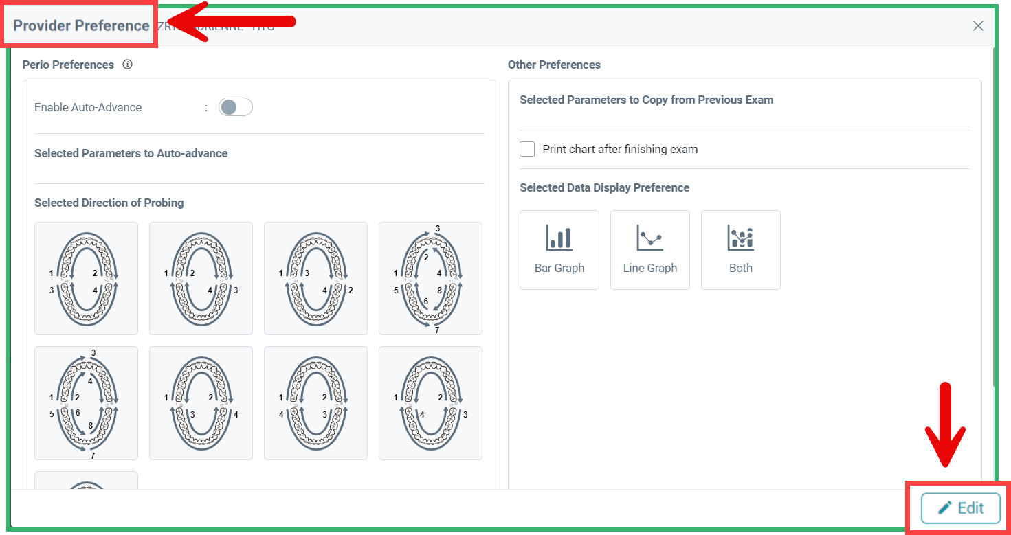 Practice Providers and Perio Charting Preferences – CareStack: User ...