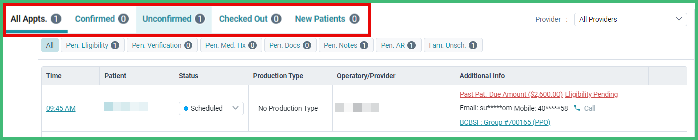 Front Office Dashboard Essentials – CareStack: User Resource Center