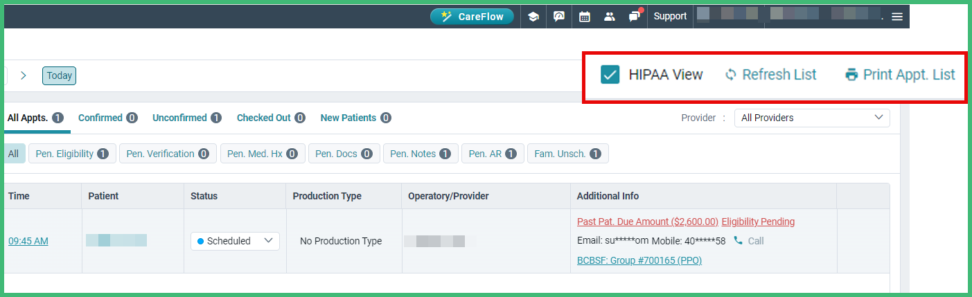 Front Office Dashboard Essentials – CareStack: User Resource Center