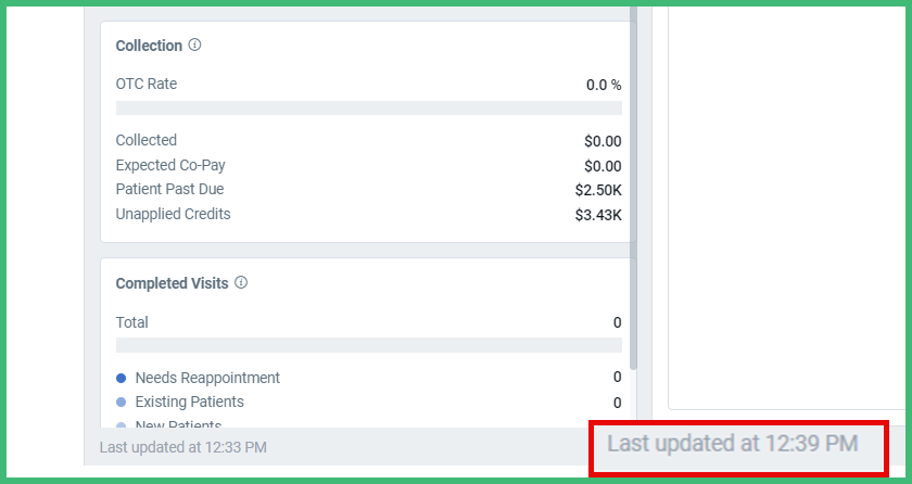 Front Office Dashboard Essentials – CareStack: User Resource Center