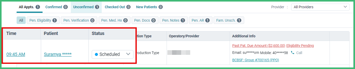 Front Office Dashboard Essentials – CareStack: User Resource Center
