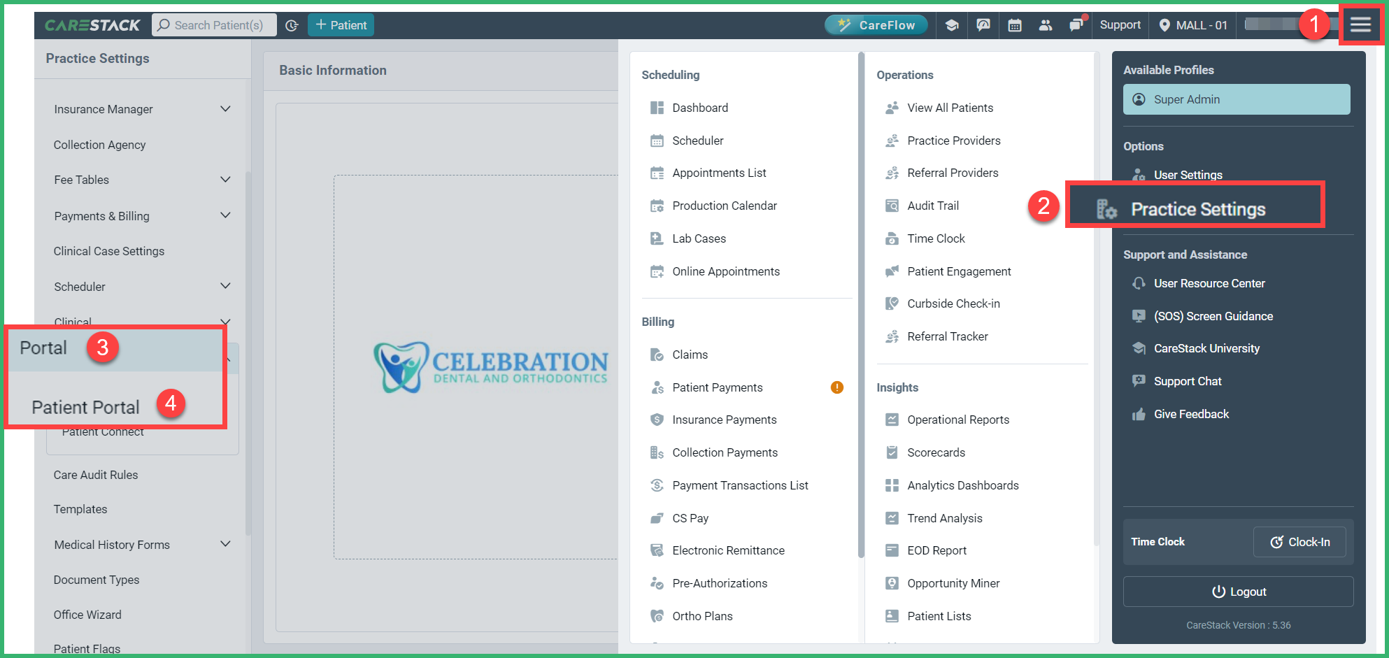Overview of Patient Portal and Patient Connect Settings – CareStack: User Resource Center