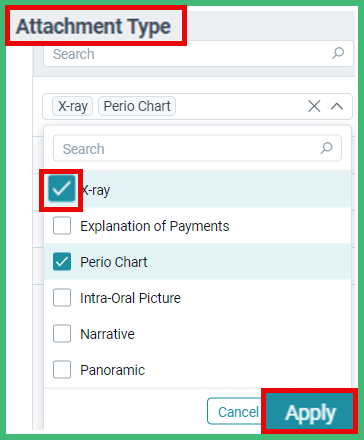 Add and Manage Attachment Recommendations – CareStack: User Resource Center