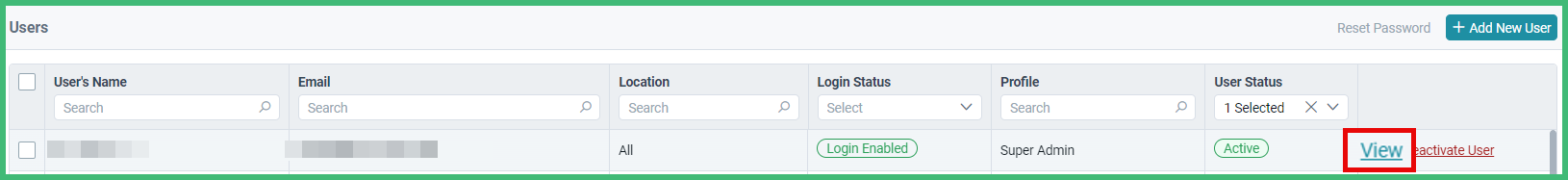 Manage All Users – CareStack: User Resource Center