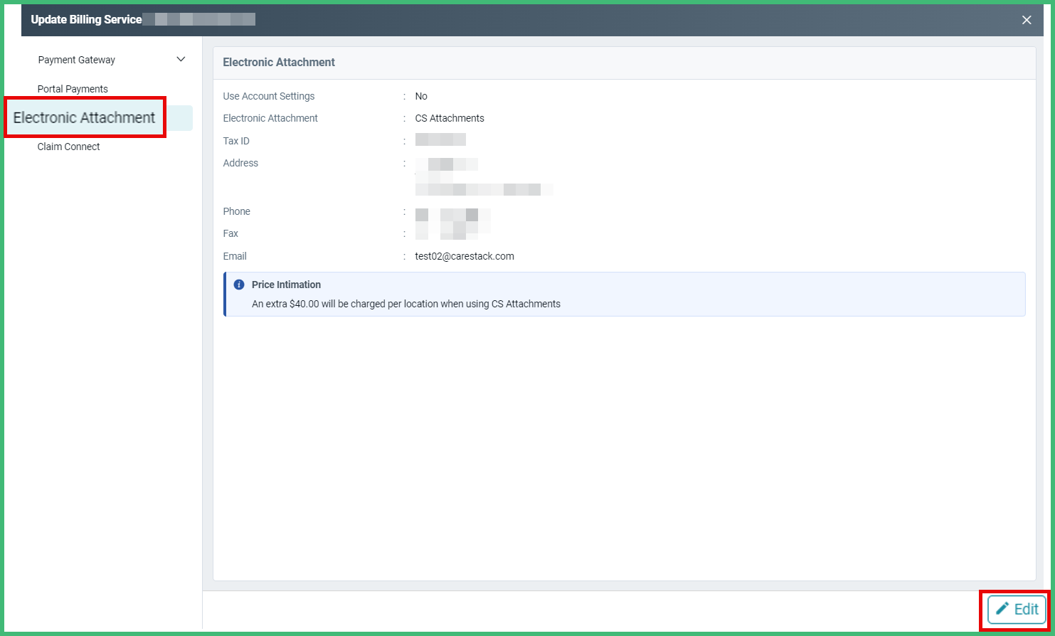 Configure NEA Attachments – CareStack: User Resource Center