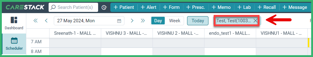 A Detailed Overview of the Scheduler – CareStack: User Resource Center
