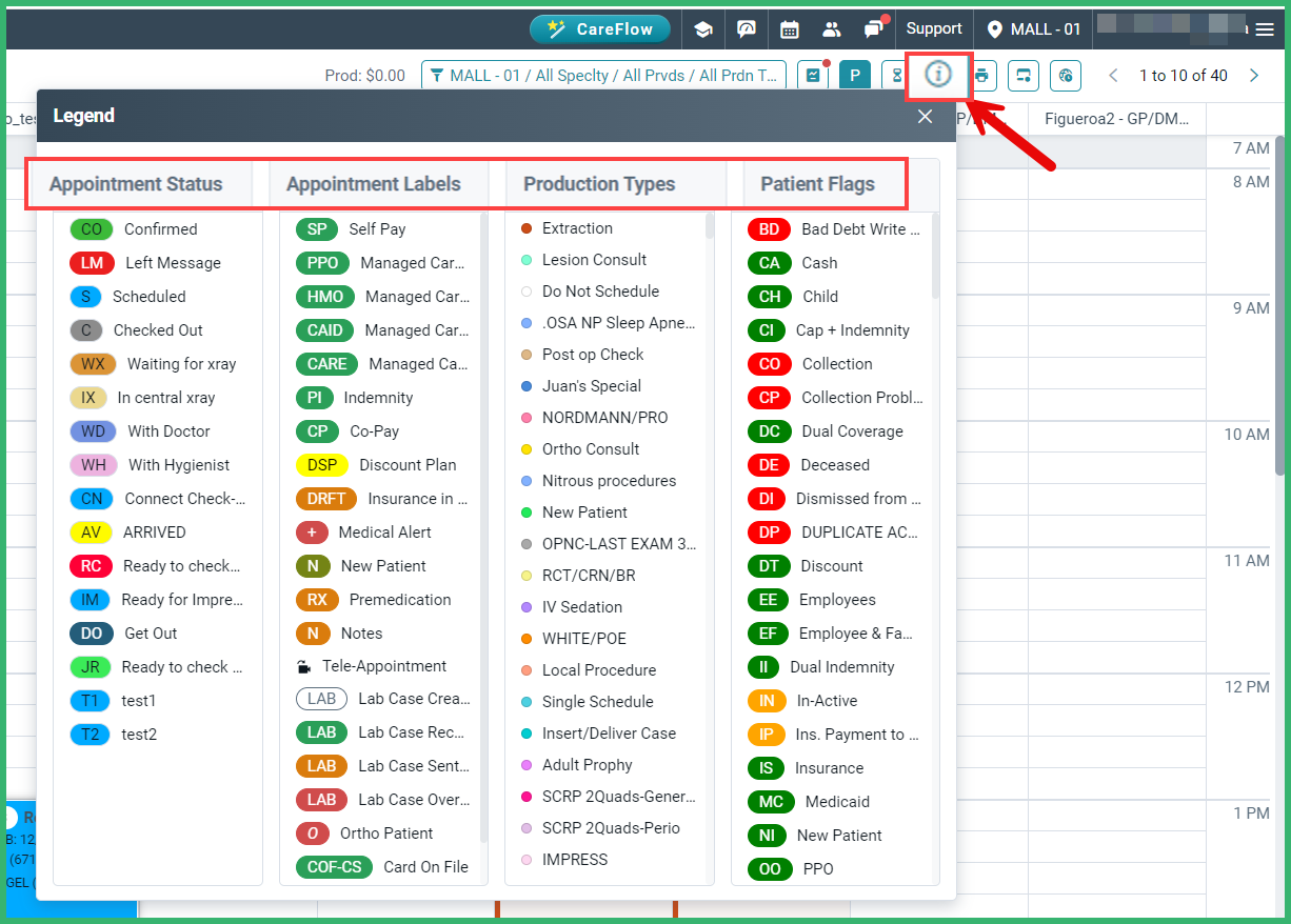 A Detailed Overview of the Scheduler – CareStack: User Resource Center