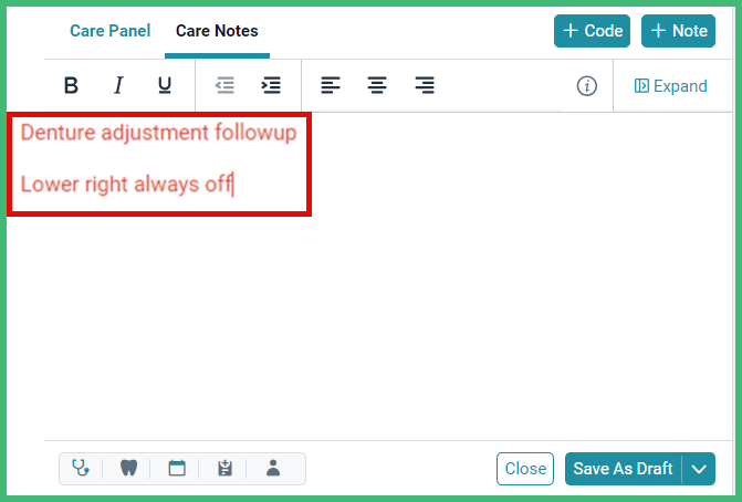 Quick Guide to Smart Phrases – CareStack: User Resource Center