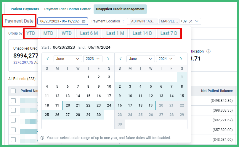 Setup and Manage Unapplied Credits via UCM – CareStack: User Resource ...