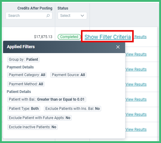 Setup and Manage Unapplied Credits via UCM – CareStack: User Resource ...