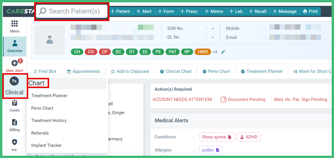 A Guide to the Odontogram – CareStack: User Resource Center