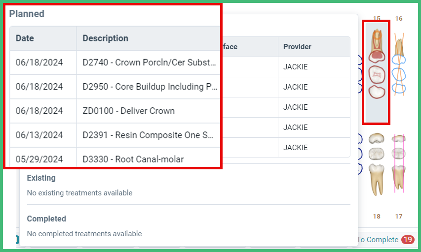 A Guide to the Odontogram – CareStack: User Resource Center