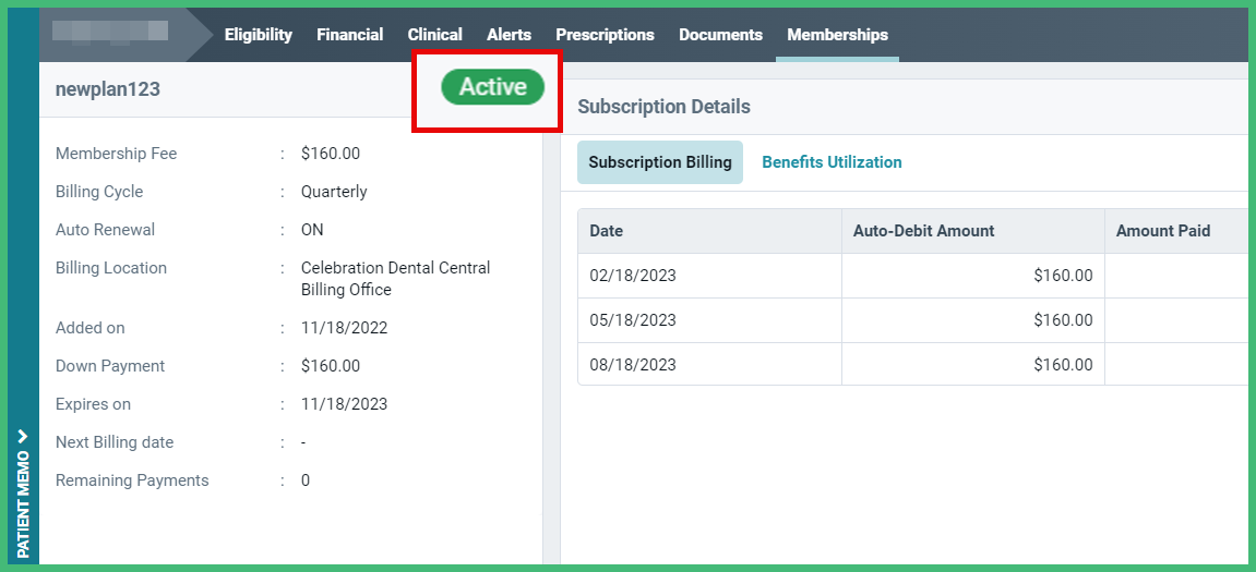 Actions Required After Patient Sign up on CS Membership Portal ...