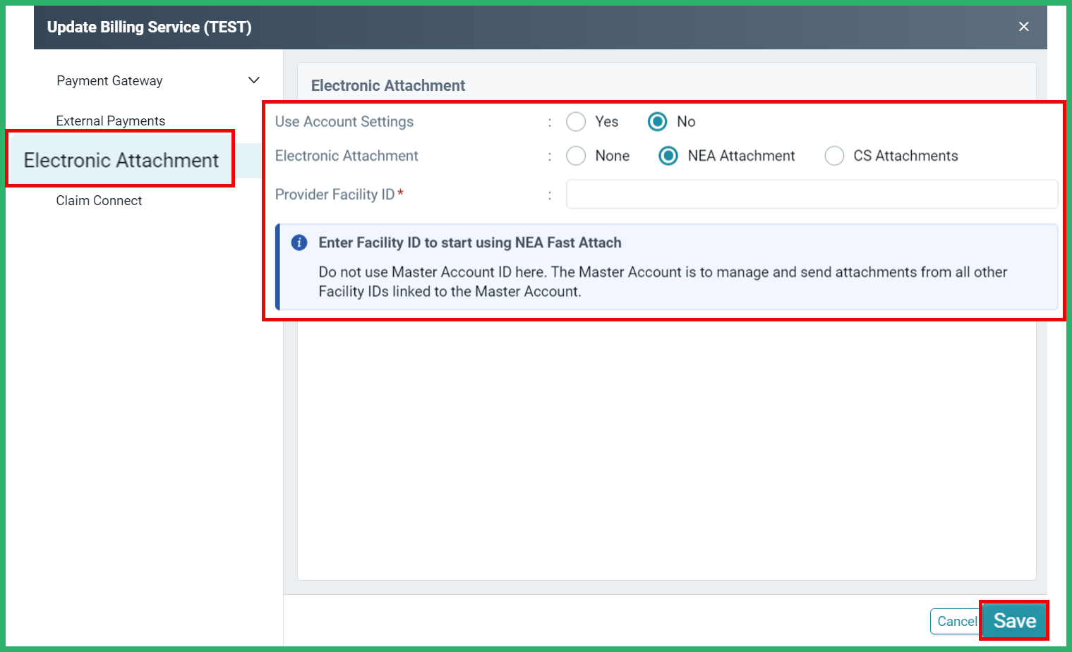 How to Integrate NEA FastAttach – CareStack: User Resource Center