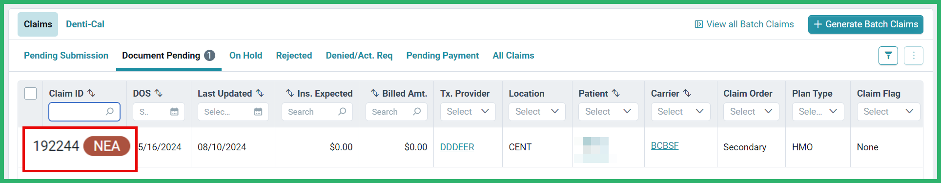 Adding NEA Attachments – CareStack: User Resource Center