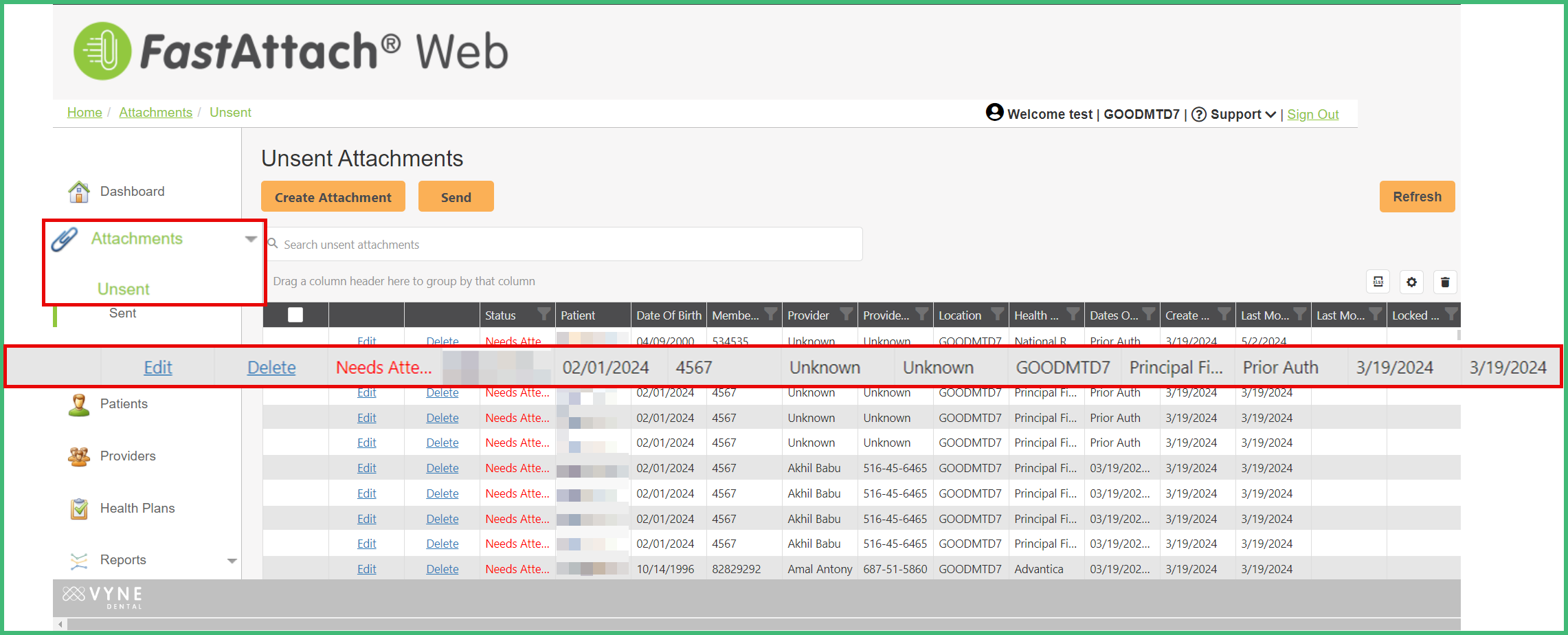 Adding NEA Attachments – CareStack: User Resource Center