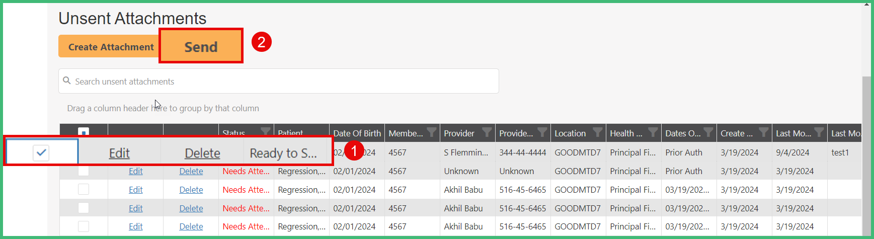 Adding NEA Attachments – CareStack: User Resource Center