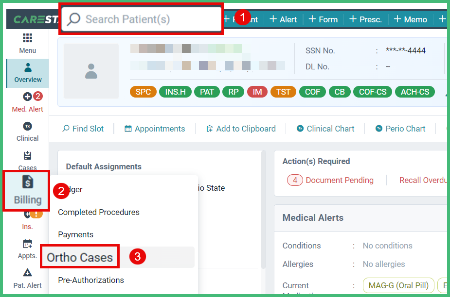 Add Patient or Insurance Production Schedule for Ortho Cases – CareStack: User Resource Center
