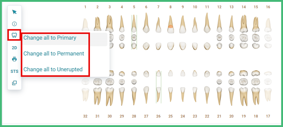 A Guide to the Odontogram – CareStack: User Resource Center