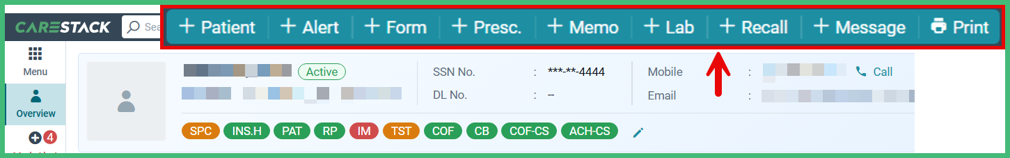 All About Patient Overview – CareStack: User Resource Center