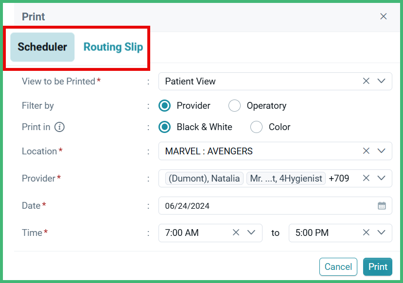 A Detailed Overview of the Scheduler – CareStack: User Resource Center