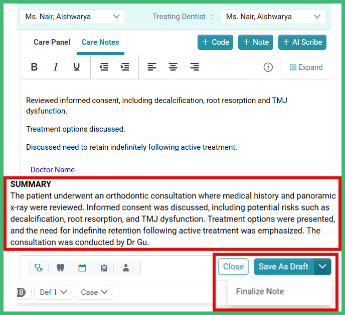 AI Scribe: Streamlining Clinical Note-Taking – CareStack: User Resource ...