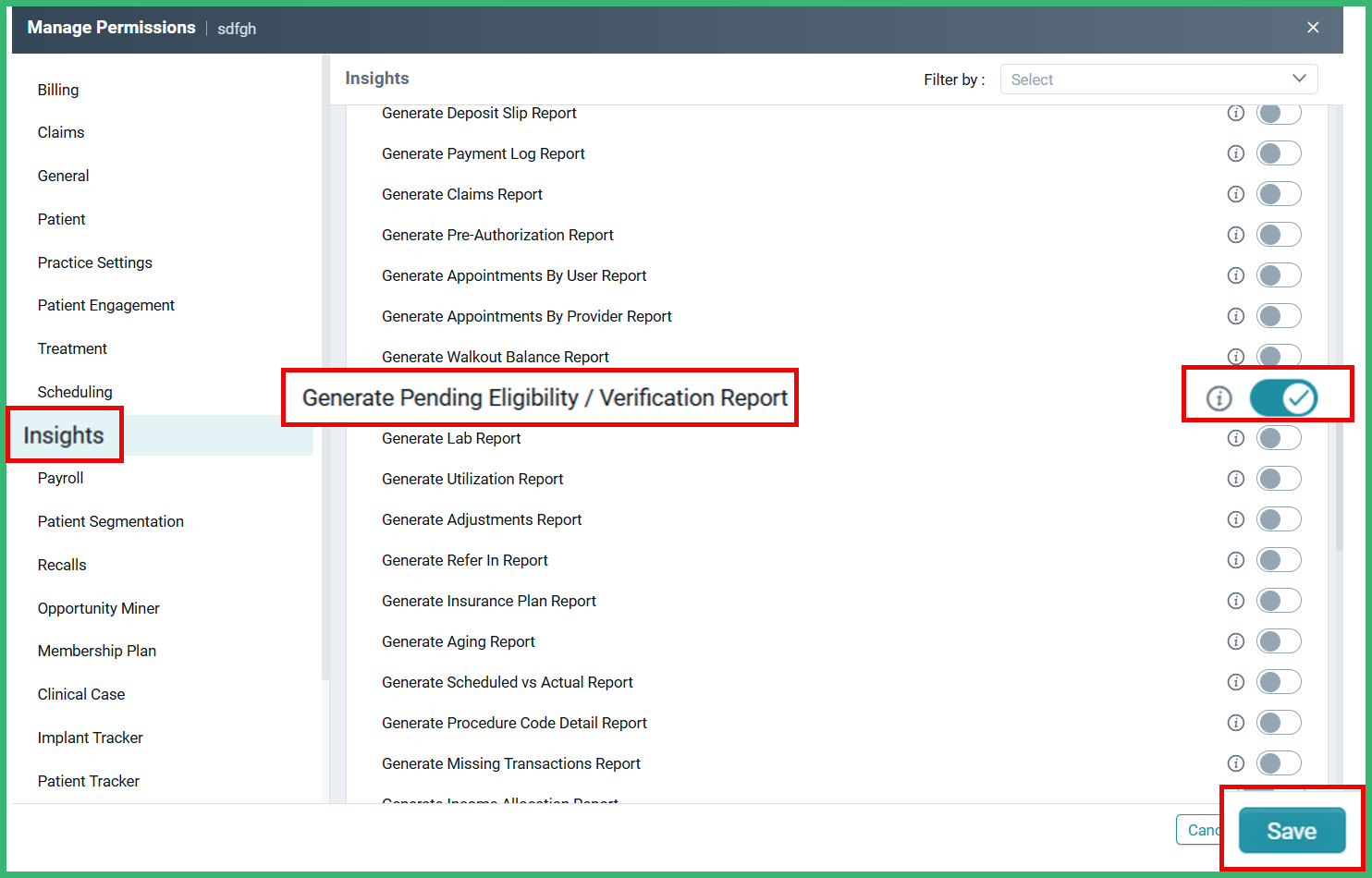 Generate Pending Eligibility or Verification Report – CareStack: User ...