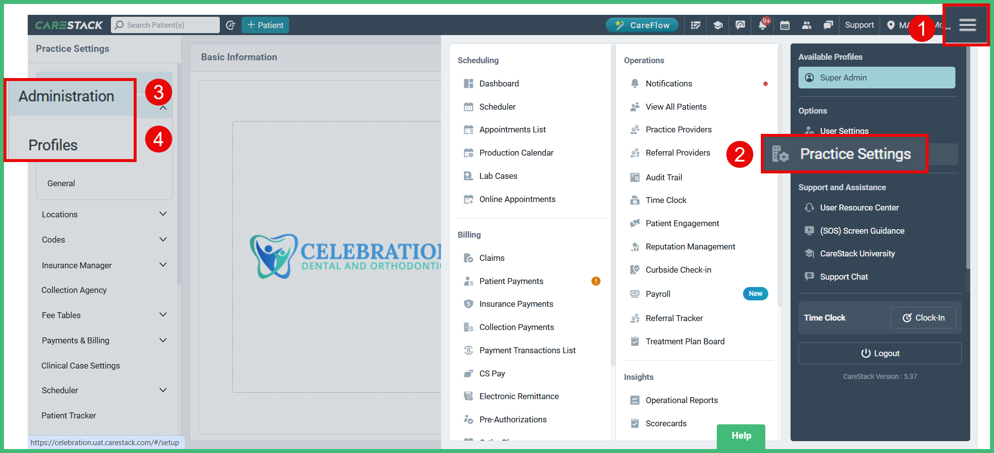 Generate Scheduled vs Actual Production Report – CareStack: User Resource Center