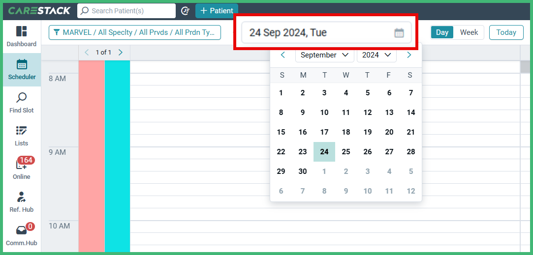Cut and Paste Appointments – CareStack: User Resource Center
