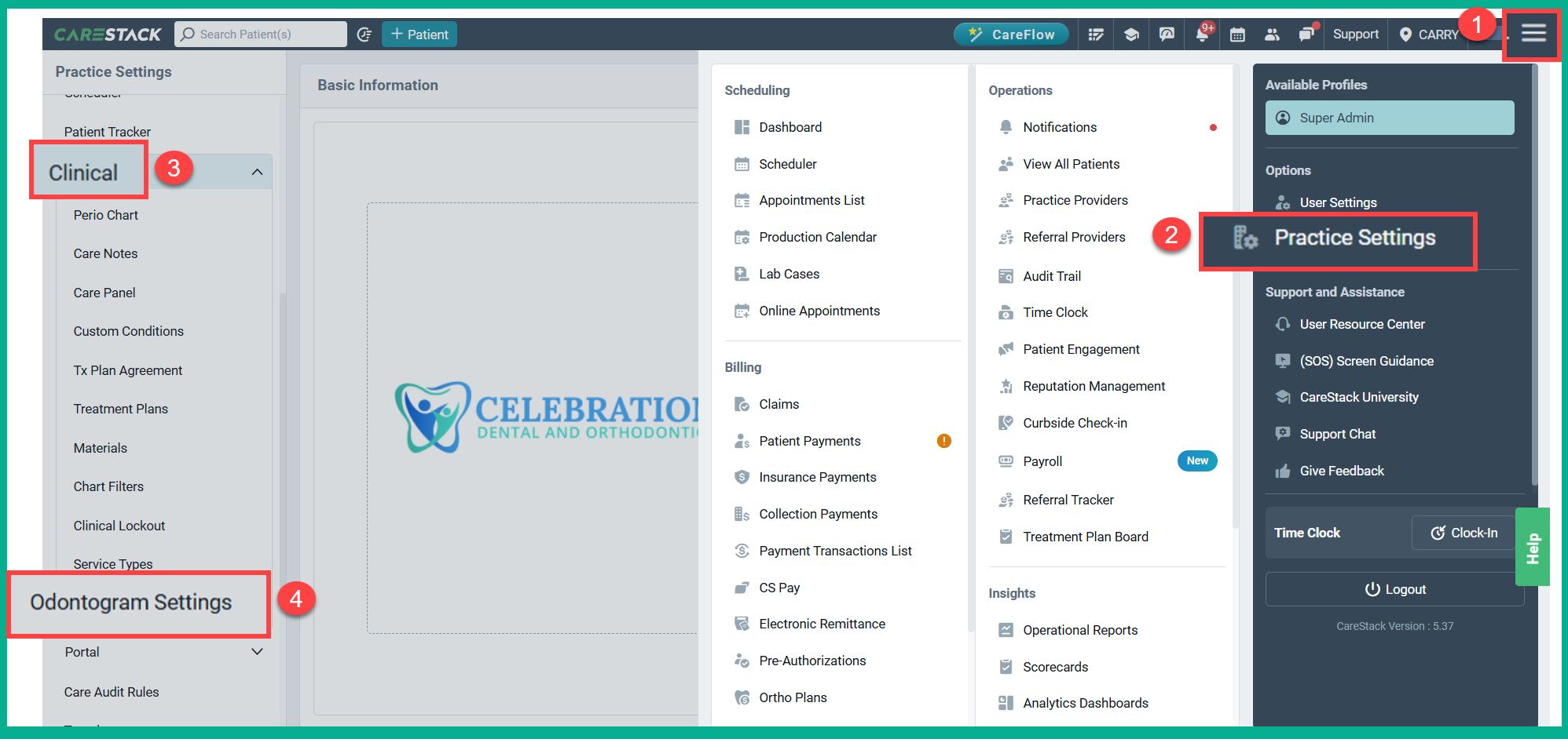 Set Up Tooth Chart Colors in Odontogram Settings – CareStack: User ...