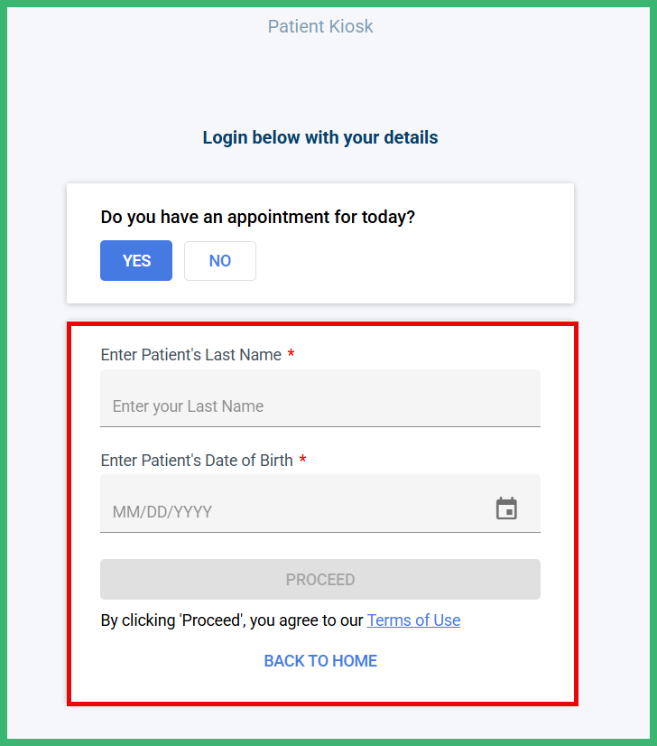 A Guide to Use the Kiosk – CareStack: User Resource Center