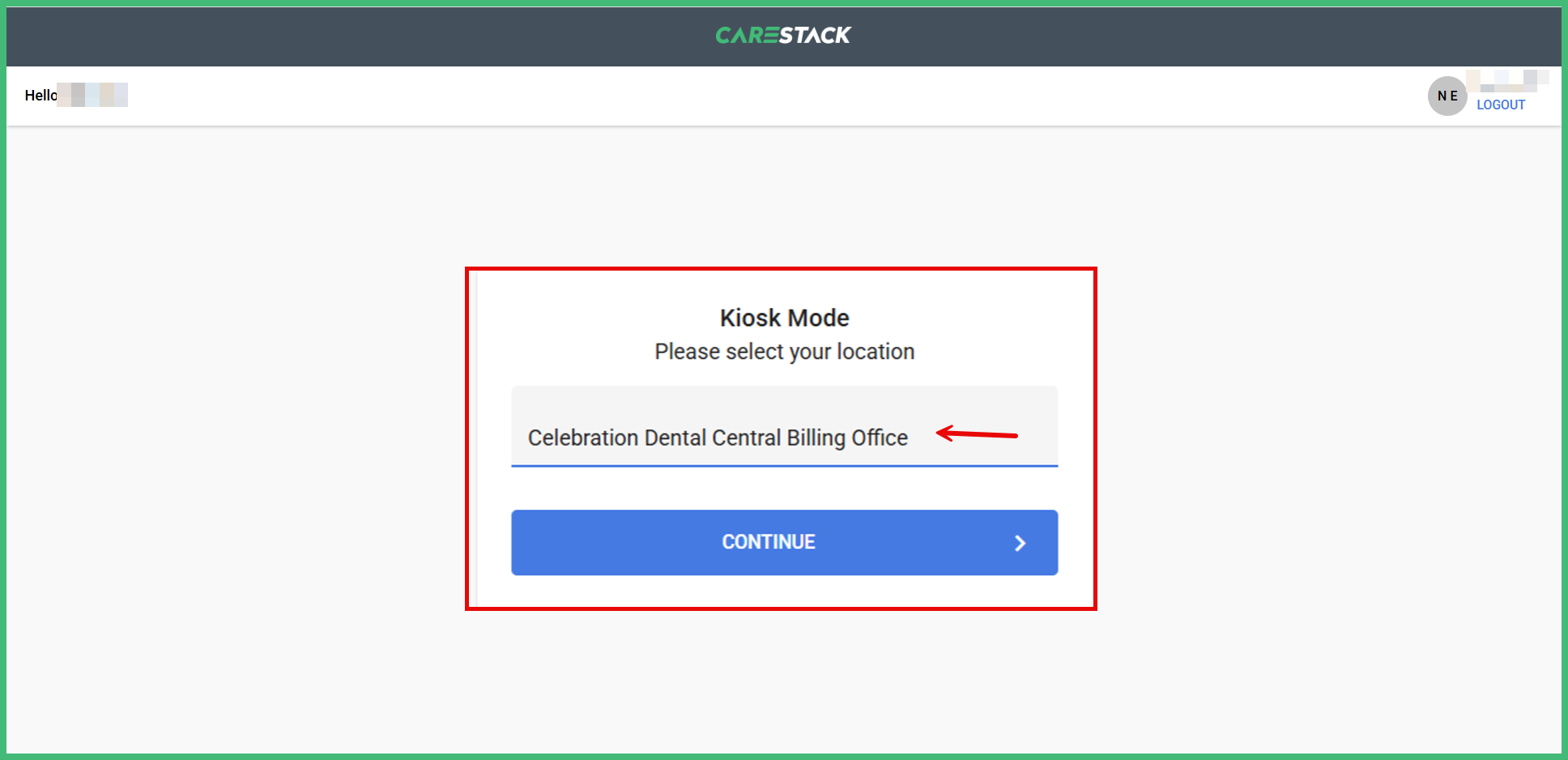 Set Up Kiosk Login using One Time Password (OTP) – CareStack: User ...
