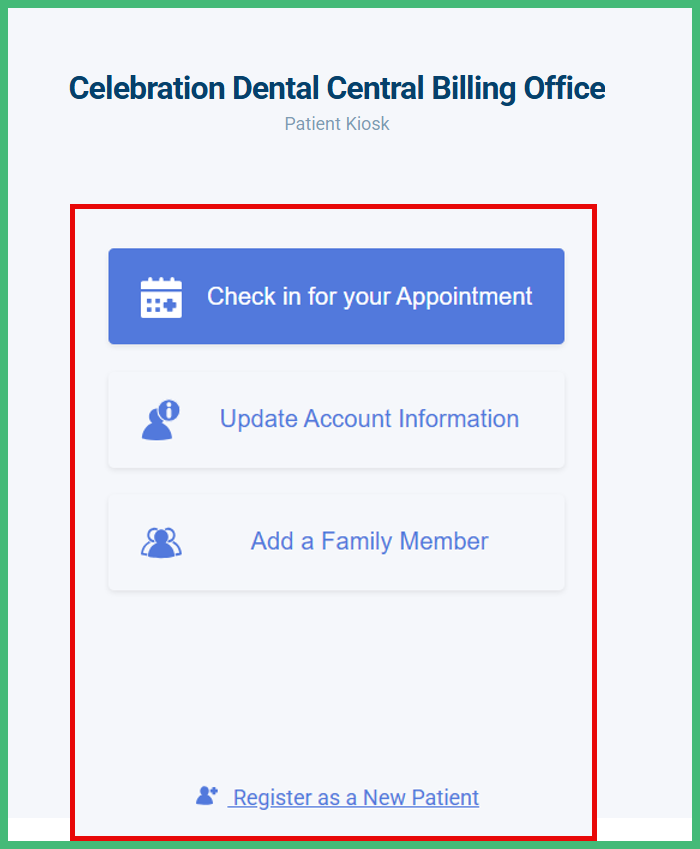 Set Up Kiosk Login using One Time Password (OTP) – CareStack: User ...