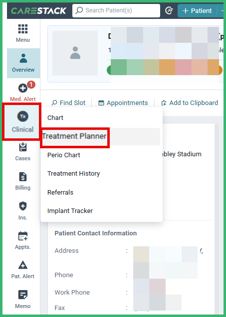 Add Note to Treatment Plan and View Plan History – CareStack: User Resource Center