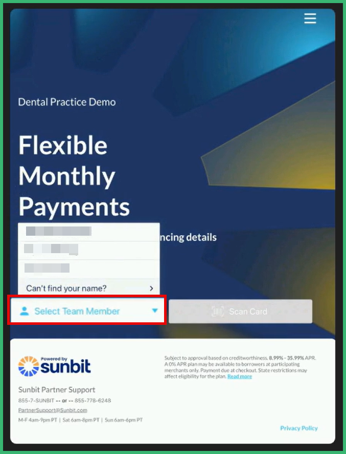 Overview of Sunbit Registration & Onboarding – CareStack: User Resource Center