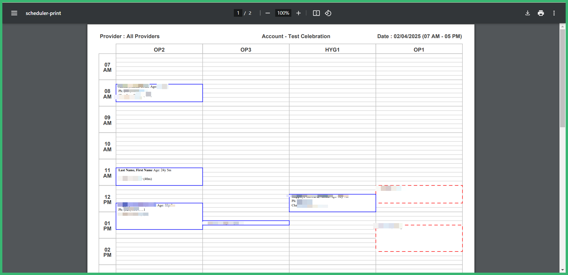 Configure Scheduler Settings – CareStack: User Resource Center