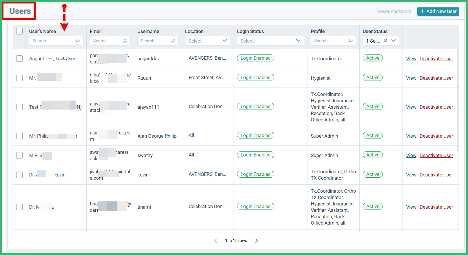 Set the Default Profile to Super Admin – CareStack: User Resource Center